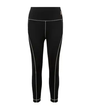 Moncler Logo Detailed Leggings - Black