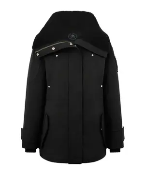 Moose Knuckles Aurora Faux Fur Collar Jacket