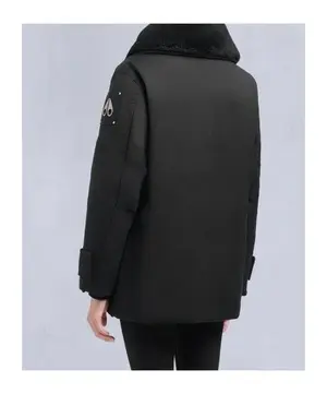 Moose Knuckles Aurora Faux Fur Collar Jacket