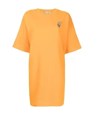 Off-White Arrows Motif T-shirt Dress