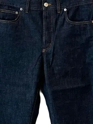Dior Logo-patch Straight Leg Jeans