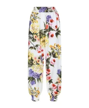 Dolce & Gabbana Floral Print Balloon Pants