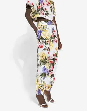 Dolce & Gabbana Floral Print Balloon Pants