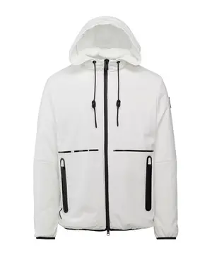 Moose Knuckles Grayton Hooded Drawstring Jacket - White