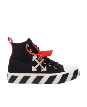 Off-White Arrow Stripe High Top Sneakers - Black