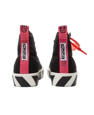 Off-White Arrow Stripe High Top Sneakers - Black