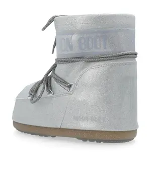 Moon Boot Icon Low Glitter Lace-up Boots