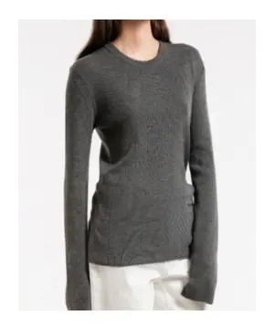 JIL SANDER Long Sleeve Crew Neck Sweater