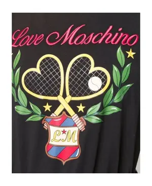 Moschino Graphic Print Cotton T-shirt