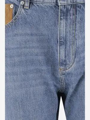 Bottega Veneta Turn-up Hem Denim Trousers