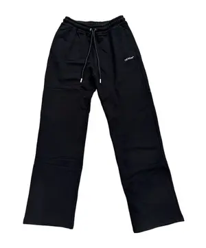 Off-White Arrow Pattern Drawstring Joggers - Black