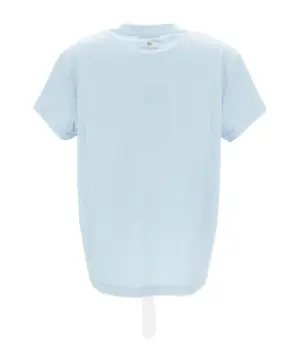 Stella McCartney Logo Printed Crewneck T-shirt - Blue