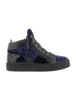 GIUSEPPE ZANOTTI Logo Casual Sneakers - Black