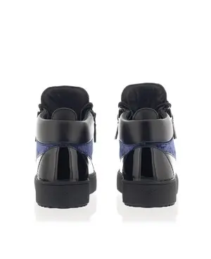 GIUSEPPE ZANOTTI Logo Casual Sneakers - Black