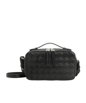 Bottega Veneta Getaway Phone Pouch - Black