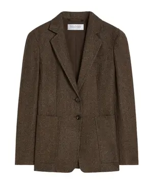 Max Mara Tailored Button-up Jacket - Brown