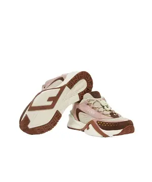 Fendi Flow Lace-up Sneakers - Brown