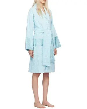 Versace I Love Baroque Belted Bathrobe