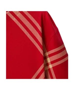 Burberry Check-pattern Cotton T-shirt