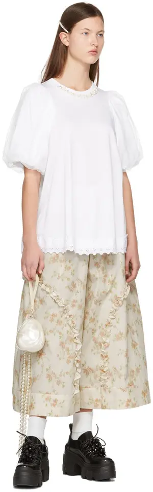 Simone Rocha Pearl-embellished Egg Mini Bag