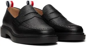Thom Browne Penny Bar Loafers - Black