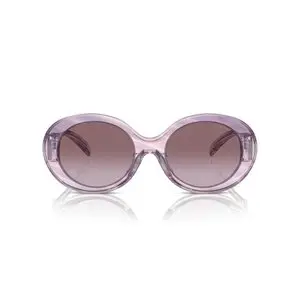 Emporio Armani Full Rim Oval Sunglasses - Gray