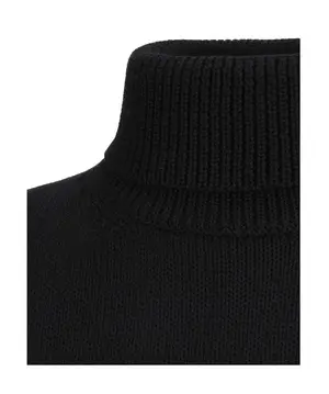 ROBERTO COLLINA Turtleneck Knit Sweater - Black