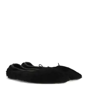 Hereu Faux-shearling Ballerina Flats