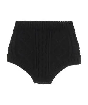 Red Valentino Cable Knit Shorts