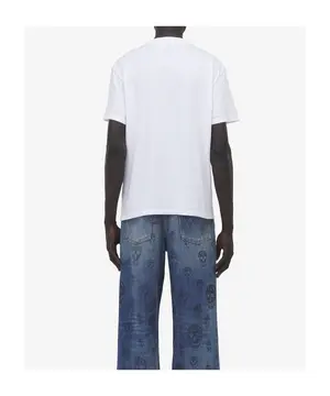 Alexander McQueen Skull Embellished Crewneck T-shirt