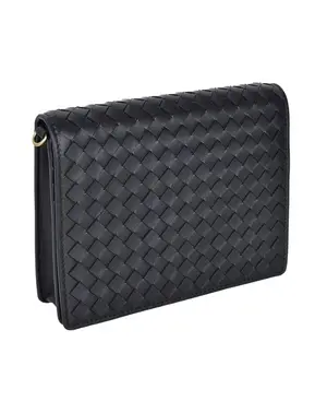 Bottega Veneta Intrecciato Leather Wallet On A Chain