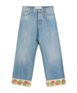 Valentino Garavani Wide Leg Bottoms For Men