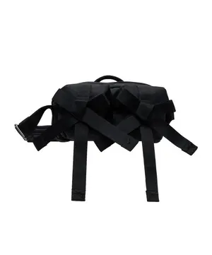 Simone Rocha Black Bow Shoulder Bag - Black/pearl