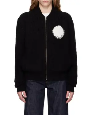 MAISON MARGIELA Distressed Zipped Knitted Cardigan