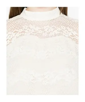 TWINSET Lace Detail Cover-up - White