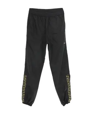 Versace Logo Printed Track Pants - Black