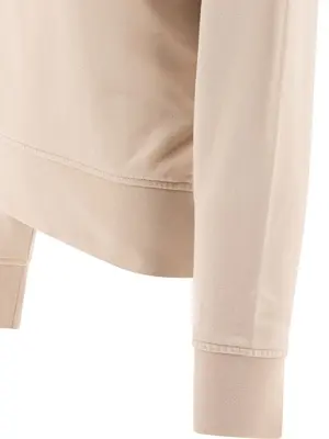 Pinko Logo Printed Crewneck Sweatshirt - Beige