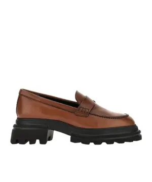 Hogan 50mm Penny-strap Leather Loafers
