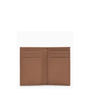 Prada Triangle Logo Bifold Wallet - Brown