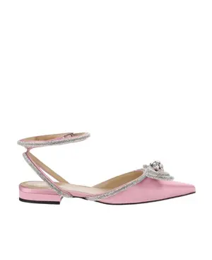 MACHMACH Pointed Bow Flat Shoes