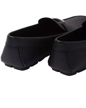 Prada Triangle Logo Loafers