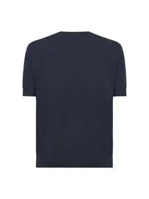 Brunello Cucinelli Ribbed Short-sleeved Jumper
