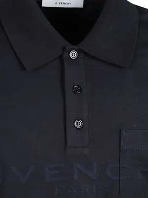 Givenchy Short-sleeve Polo Shirt - Black