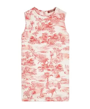 Max Mara Eresia All-over Printed Top - Red