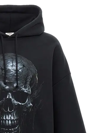Vetements Oversized Skull Printed Hoodie