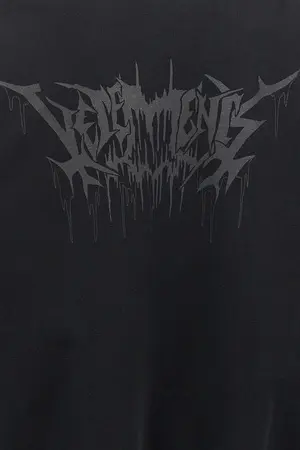 Vetements Oversized Skull Printed Hoodie