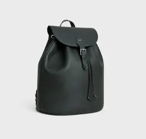 Celine Large Folco Backpack In Grained Calfskin