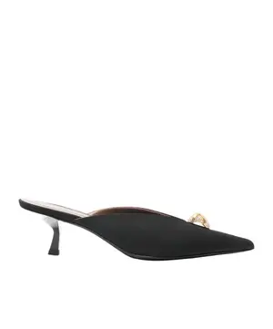 GIUSEPPE ZANOTTI Embellished Pointed Toe Heeled Mules