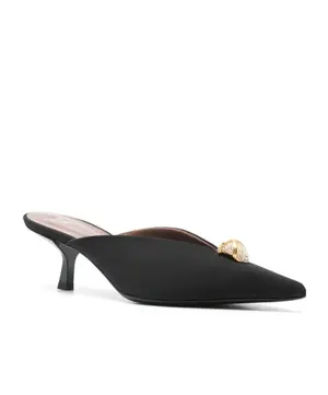 GIUSEPPE ZANOTTI Embellished Pointed Toe Heeled Mules