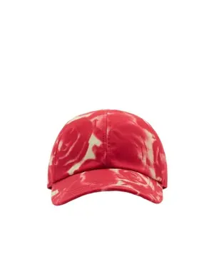 Burberry Rose Print Cotton Baseball Cap